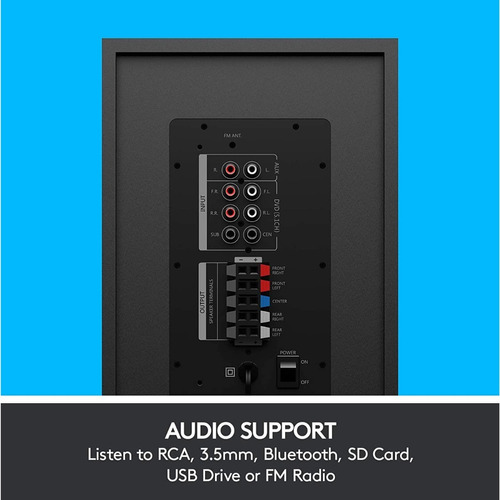 Home Theater 5.1 Logitech Z607 Bluetooth Subwoofer Fm Backup – prueba astro