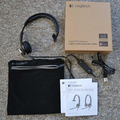 Headset Usb Logitech H650 Microfono Videoconferencia Backup – prueba astro