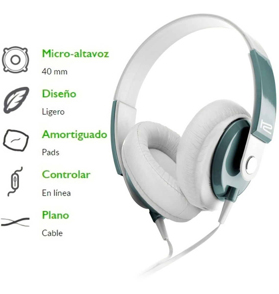 Auriculares Manos Libres Vincha Celular Tablet Blanco Backup – prueba astro
