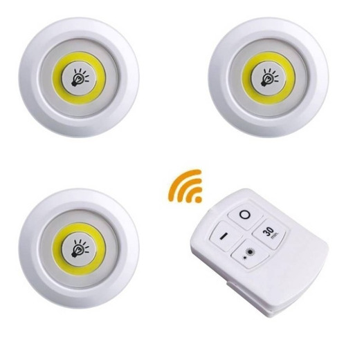 Luces Led A Pila Con Control 3niveles Interior Set X3 Backup – prueba astro